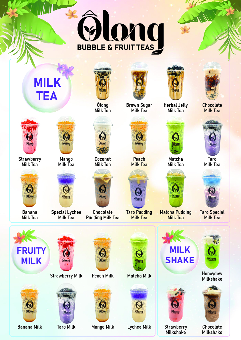 Menu – ÔLONG